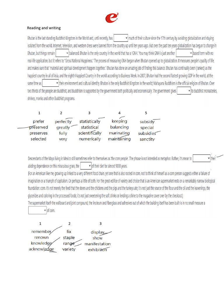 Reading and Writing Assessment Overview | PDF