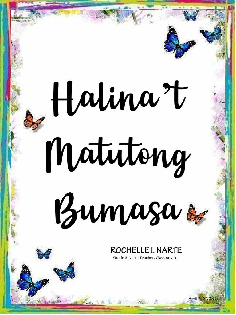 Halina't Bumasa: A Reading Guide | PDF