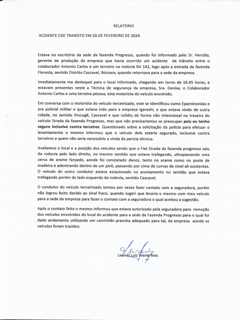 Relatorio Leonel | PDF