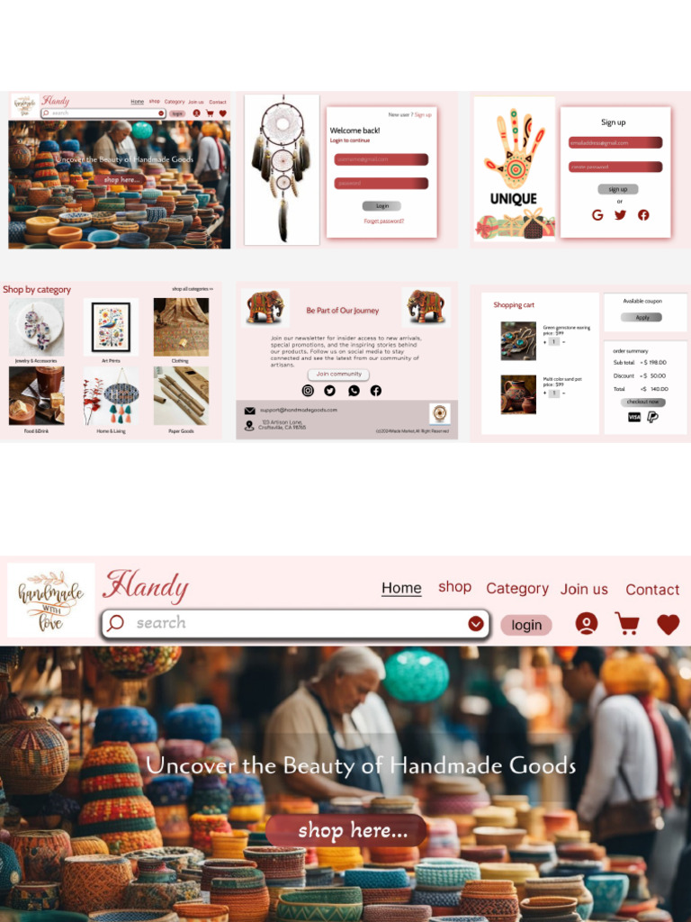 Handmade Goods Market Place | PDF