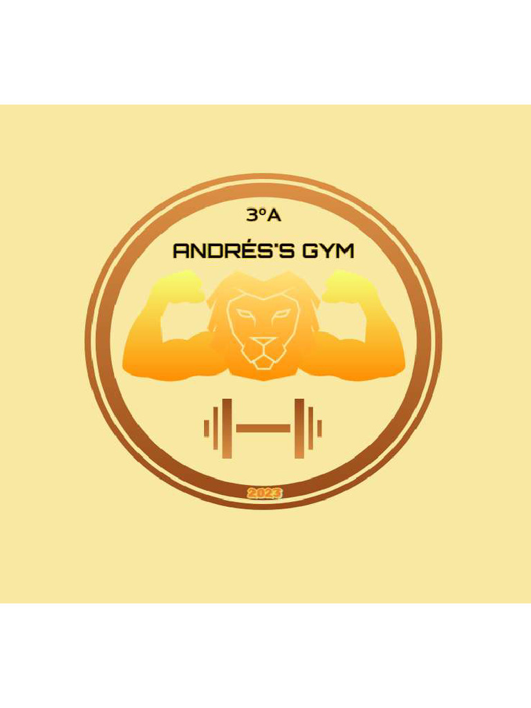 PDF Con El Logo y El Folleto de Andrés GYM | PDF