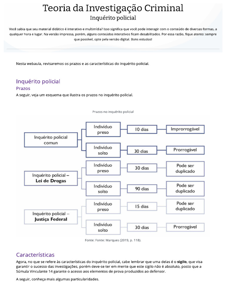 TIC - Inquérito Policial | PDF