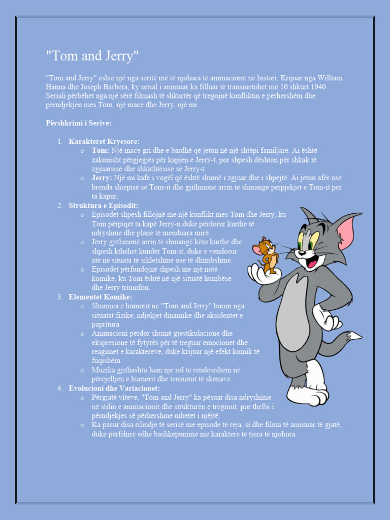 Tom and Jerry | PDF