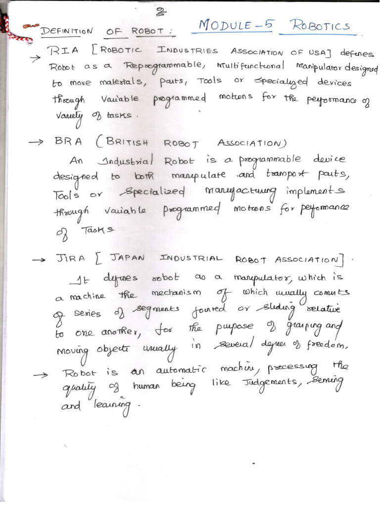 Module 5 Cim Robotics | PDF