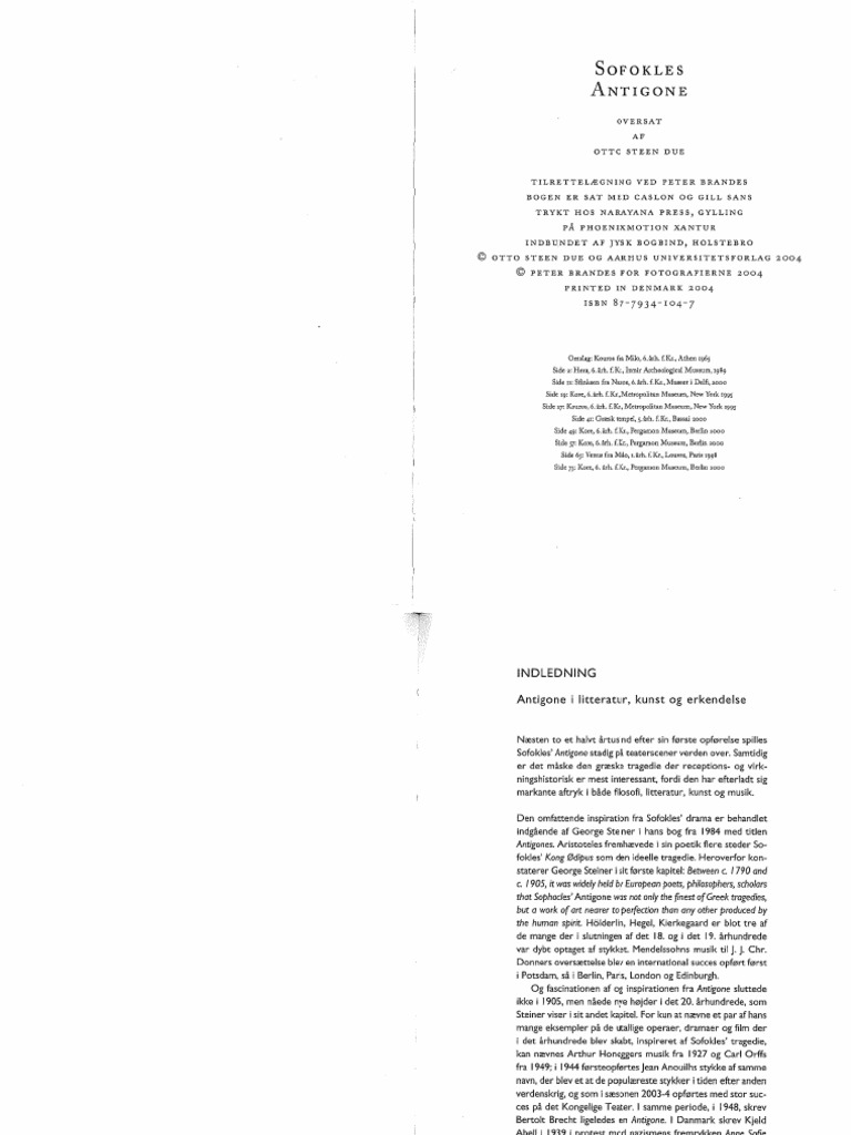 Antigone | PDF