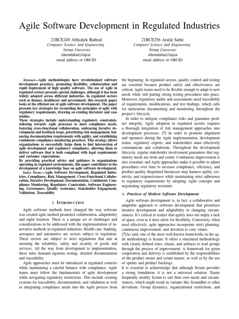 Agile Software Development Download Free Pdf Agile Software