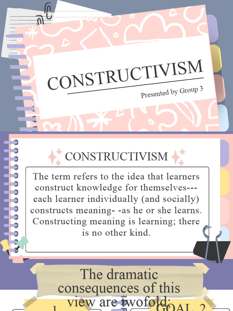 CONSTRUCTIVISM | PDF | Constructivism (Philosophy Of Education) | Learning