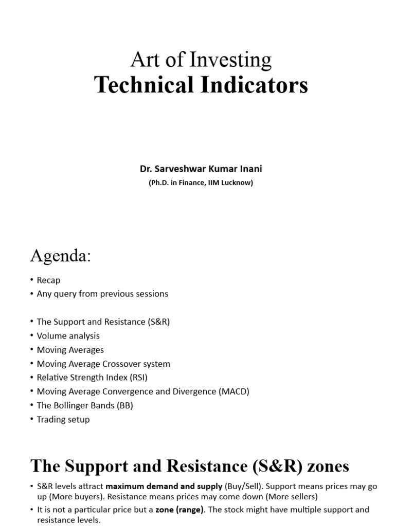 Mastering Technical Indicators in Trading | PDF | Moving Average ...