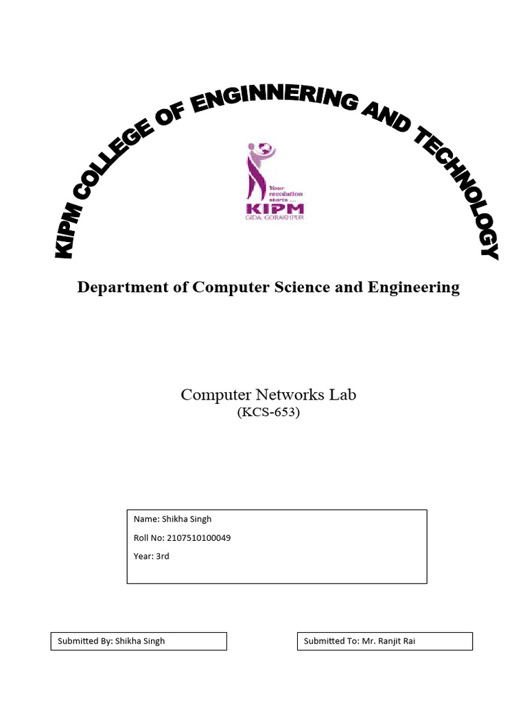 CN Lab Done | PDF | Routing | Network Switch