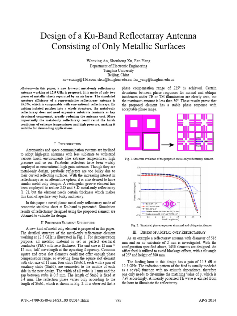 0_Design of a Ku-band Reflectarray Antenna Consisting of Only Metallic ...