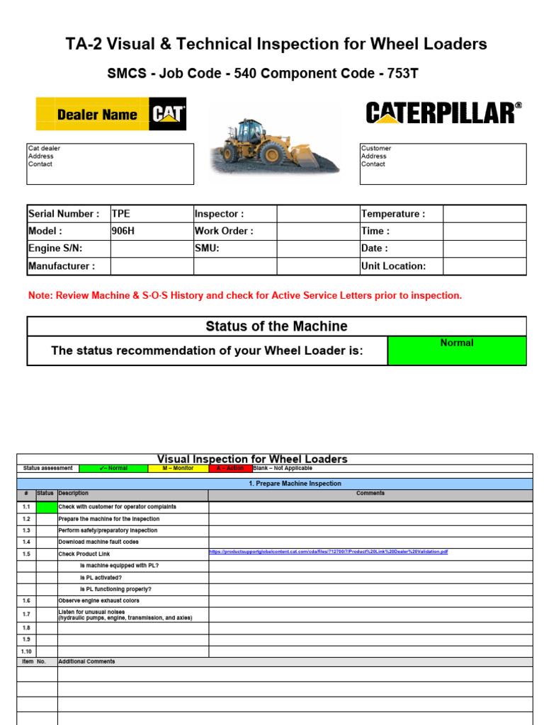 906H Wheel Loader TPE | PDF | Axle | Mechanical Engineering