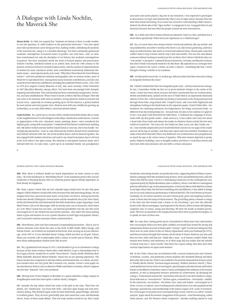 2015-Reilly-Interview-Nochlin | PDF