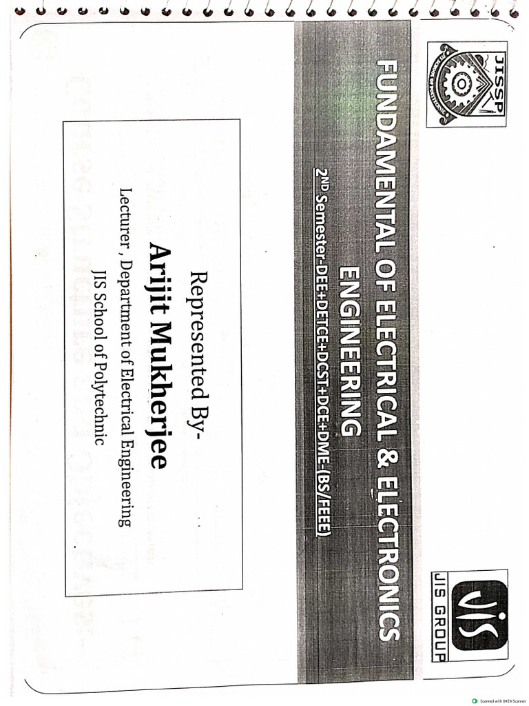 Feee Electrical Portion Notes | PDF