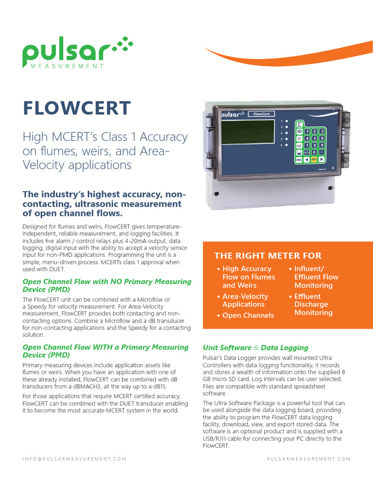 3 Flowcert-brochure | PDF | Usb | Comma Separated Values