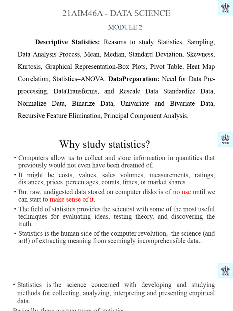 DS Module 2_ | Download Free PDF | Skewness | Mode (Statistics)