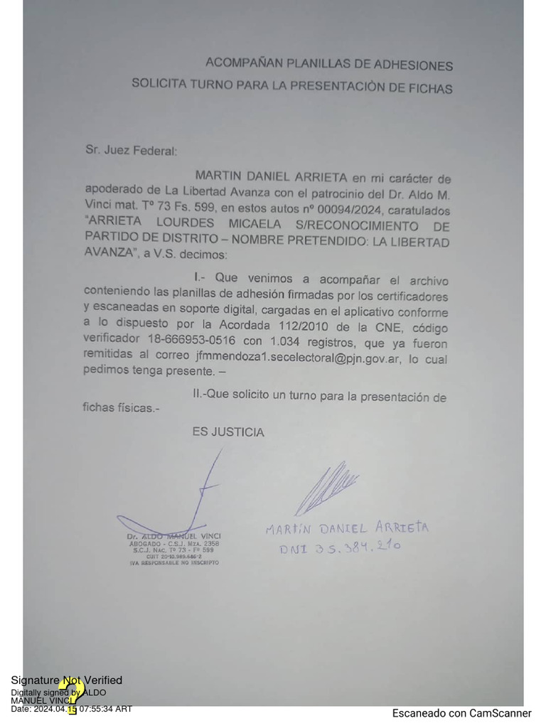 PDF Adhesiones LLA MZA | PDF | Law