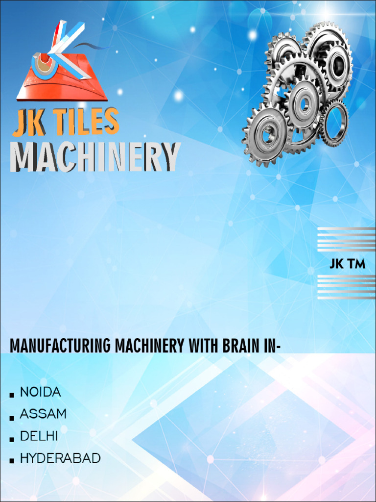 Designer Tiles Making Machine | PDF