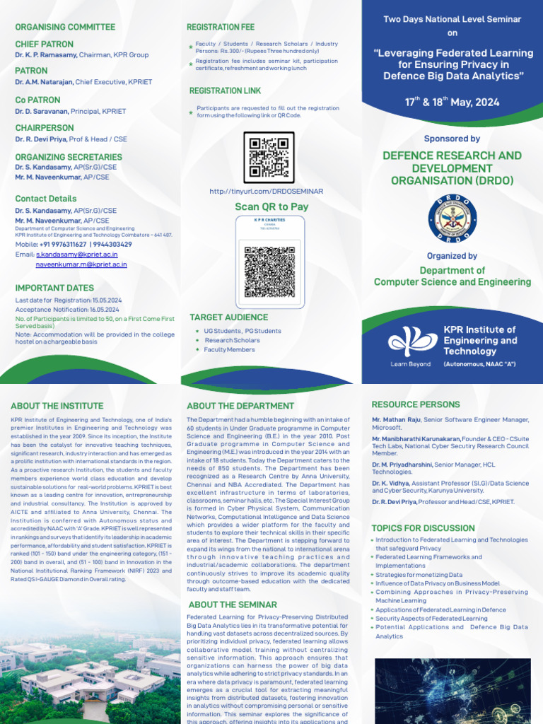 DRDO Brochure 2024 | PDF | Analytics | Big Data