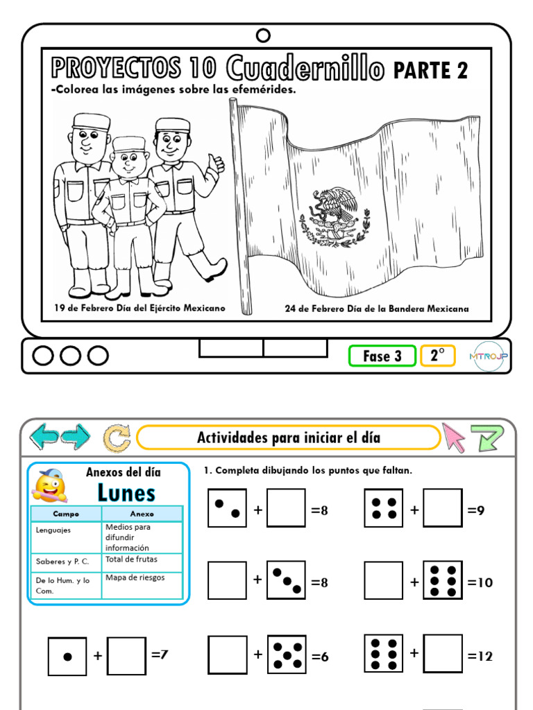 ??2° JP Sem23 Cuadernillo Proyecto 10-2 23-24 | PDF