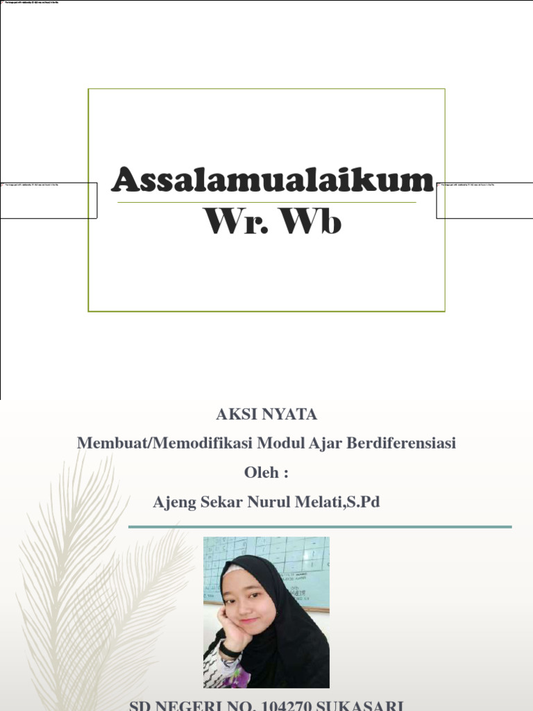 Memodifikasi Modul Ajar Ajeng | PDF | Karier & Perkembangan | Seni