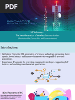 5G Technology Presentation | PDF