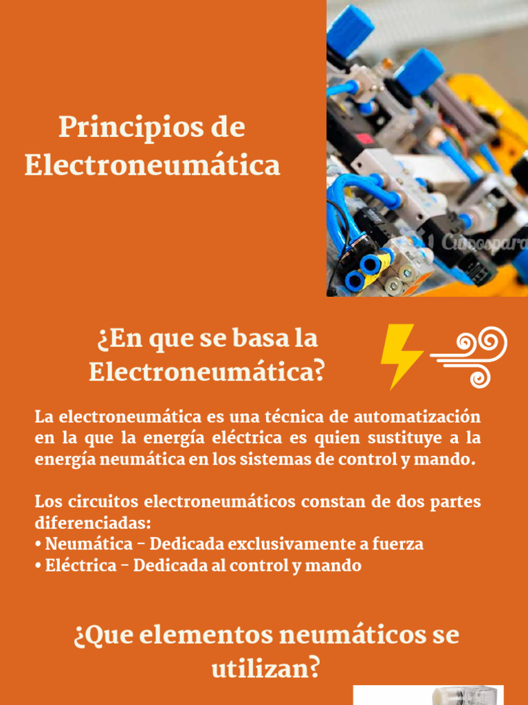 Automatizacion Industrial - Principios de Electroneumática | PDF