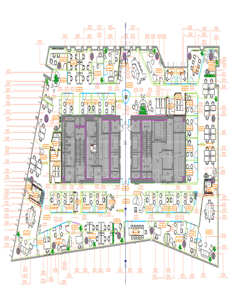 7th Floor General Layout Key Plan-Model | PDF | Furniture | Interior Design