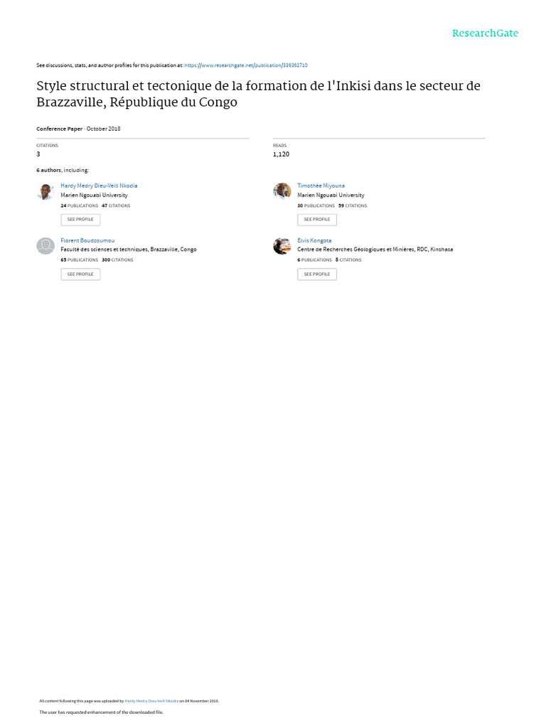 Nkodiaetal 2018 | PDF | Tectonique des plaques | Sciences de la terre