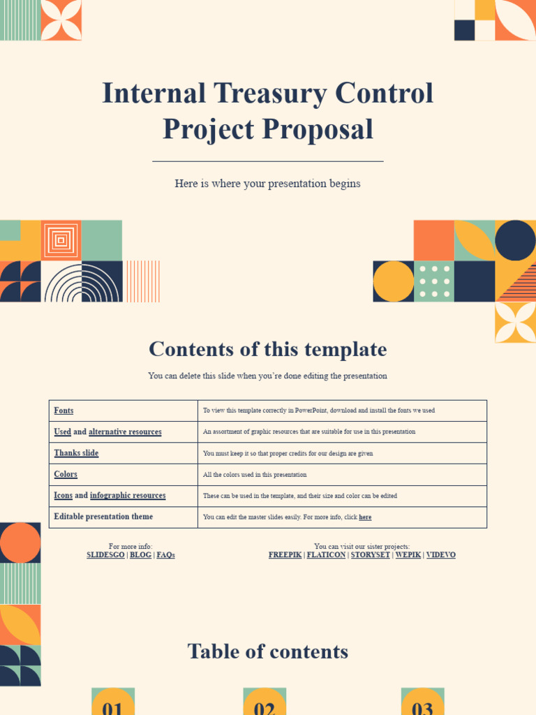 Internal Treasury Control Project Proposal by Slidesgo | PDF | Expense | Customer Relationship ...