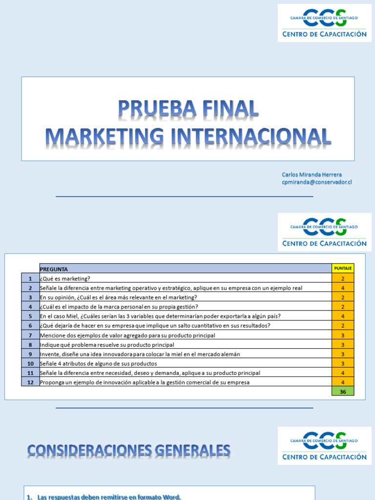 Prueba del módulo | PDF