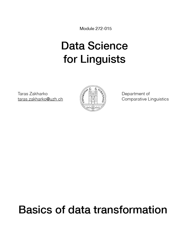 Data Transformation | PDF | Linguistics