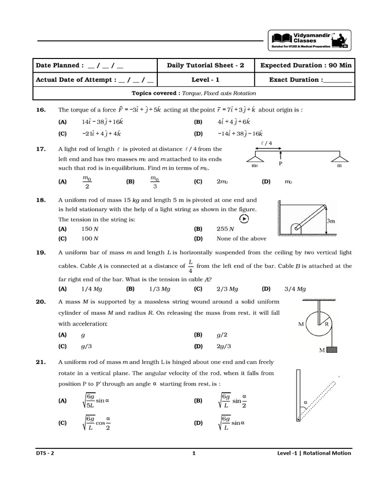 Rotation DTS-2 | PDF