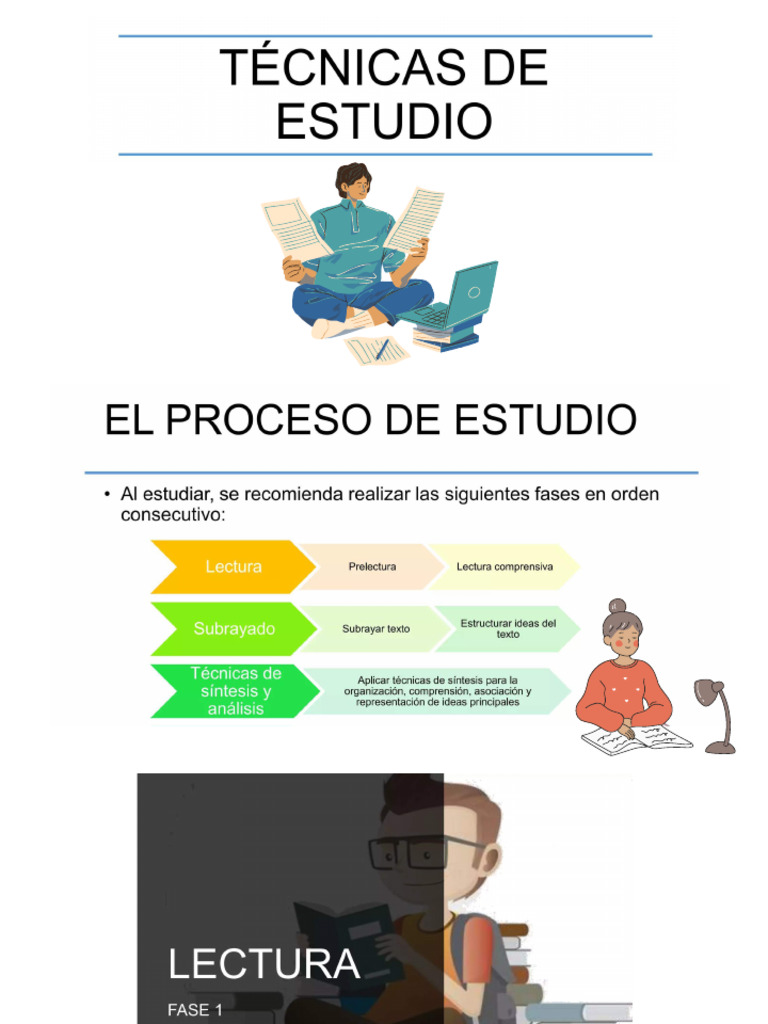 Técnicas de Estudio - Presentacion 2do Tema-Comprimido | PDF