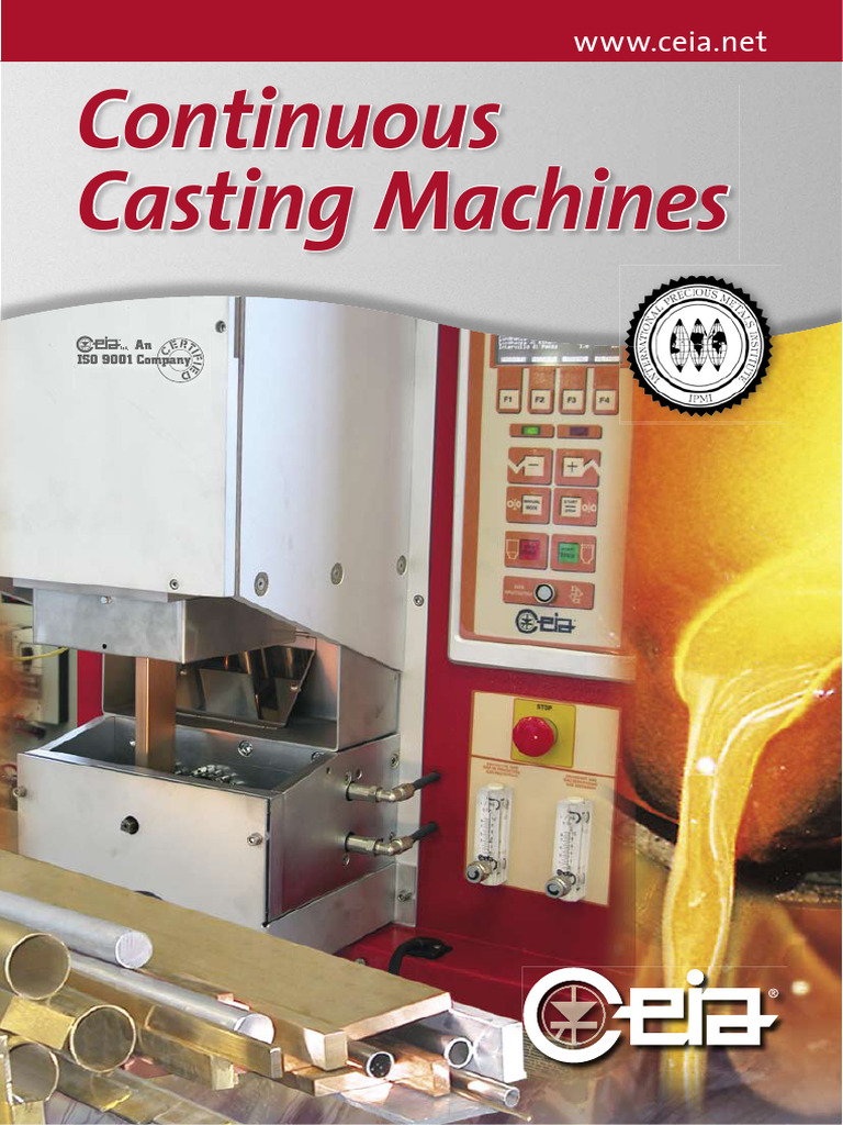 Continuous Casting Machines | PDF | Thermocouple | Power Supply
