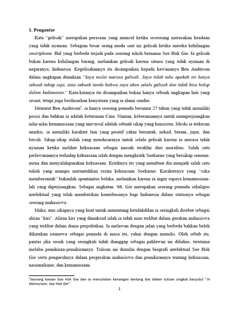 Paper UAS Soe Hok Gie | PDF