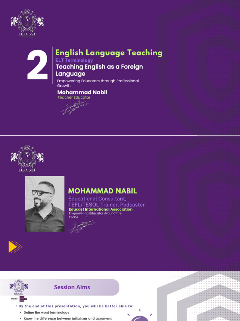 2- ELT Terminologies | PDF