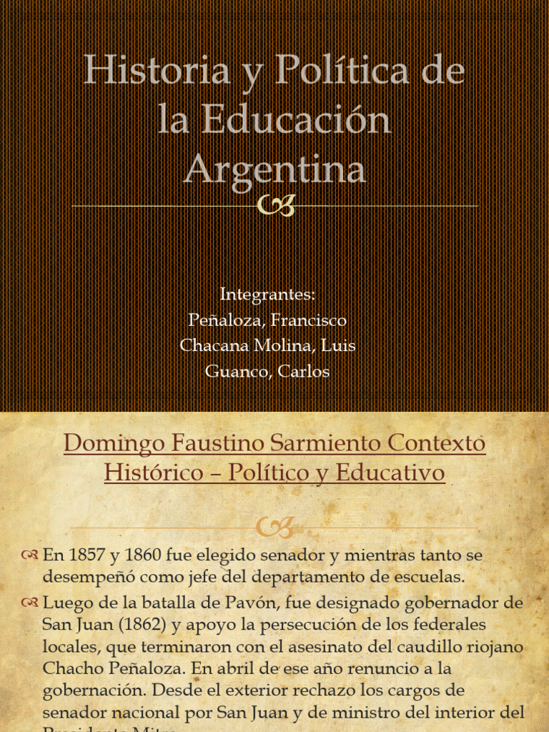 Historia y Pol Tica de La Educaci n Argentina | PDF