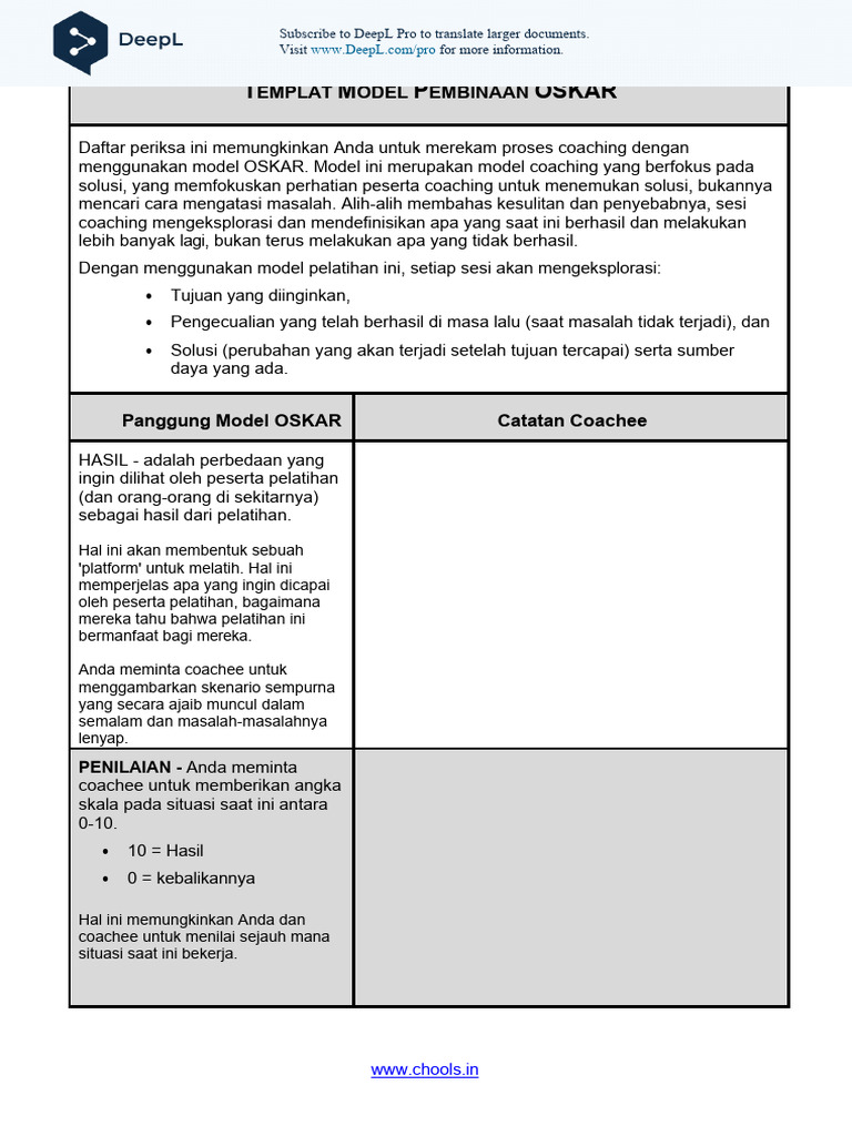 Chools-Oskar-Model-Template Id | PDF