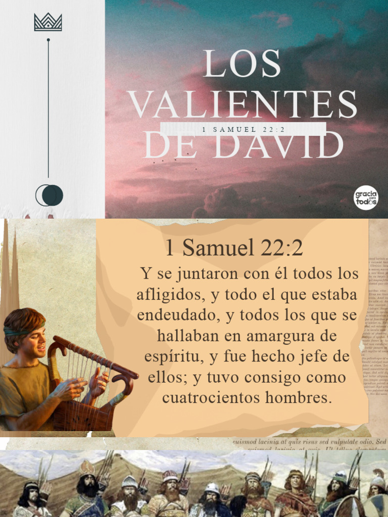 Los valientes de David: fe y comunidad | PDF