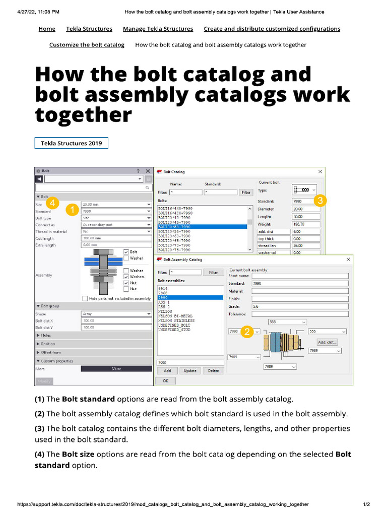 How The Bolt Catalog and Bolt Assembly .. | PDF