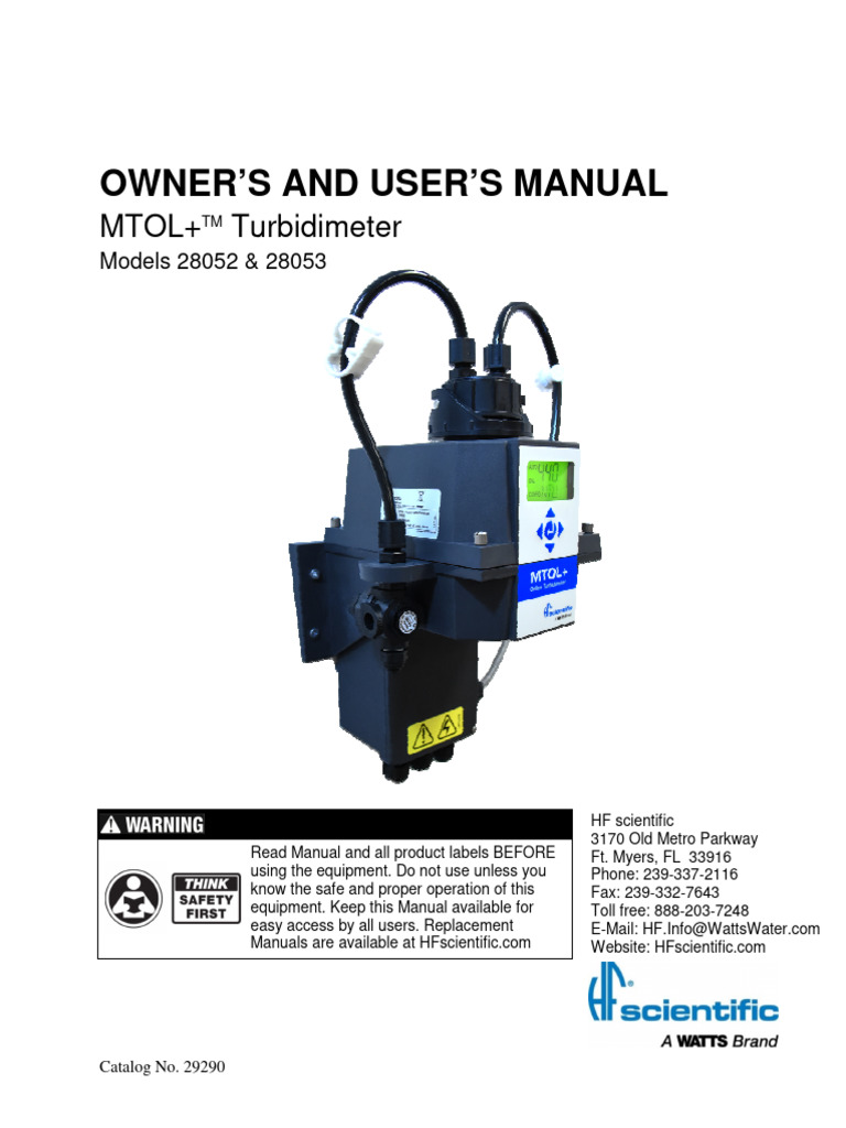 Mtol Manual | PDF | Pipe (Fluid Conveyance) | Electrical Connector
