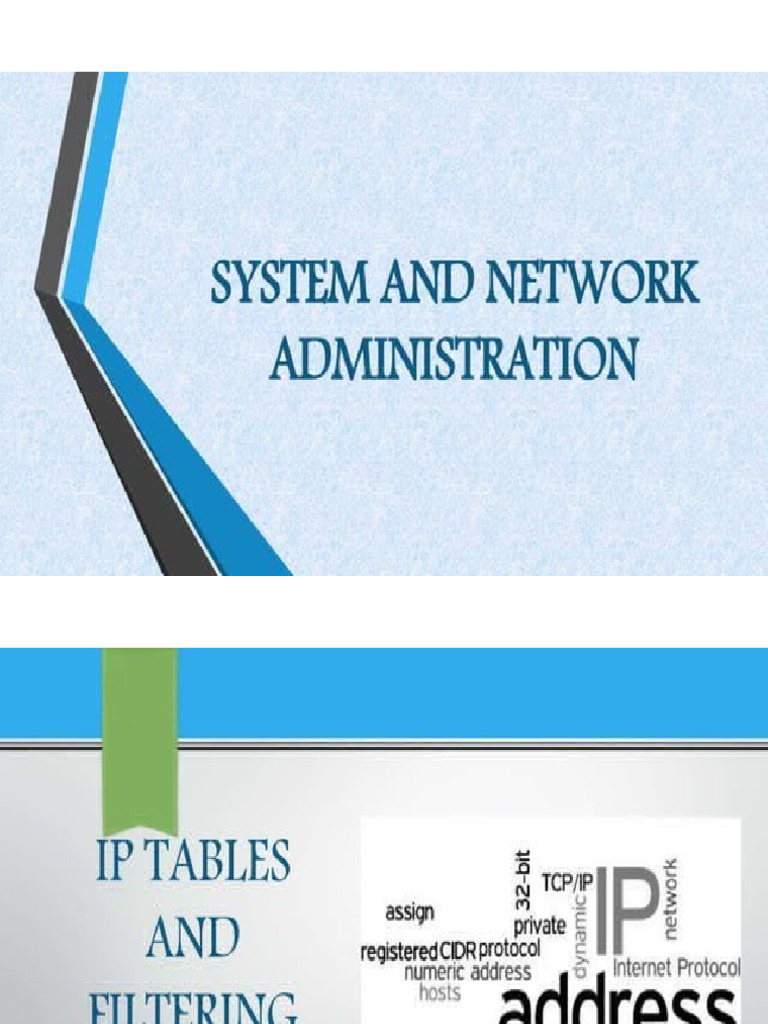 IP Tables Filtering | PDF