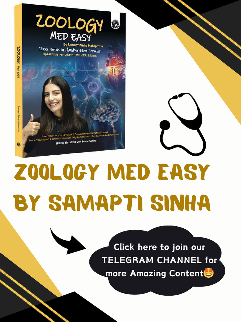 Zoology Med Easy by Samapti Mam | PDF