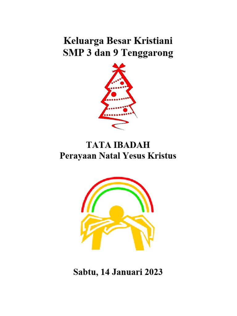 Contoh Tata Ibadah Natal | PDF | Seni | Agama & Spiritualitas