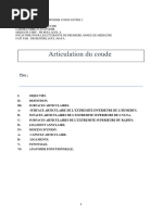 Anatomie détaillée du coude humain | PDF | Articulation (anatomie) | Anatomie humaine