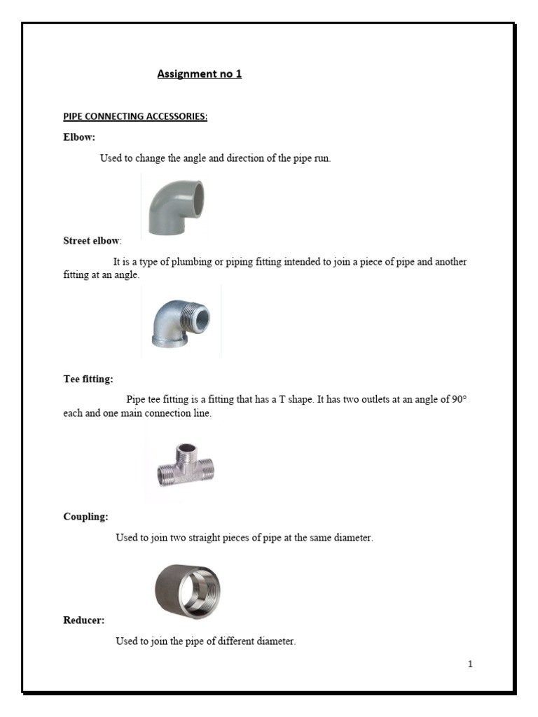 Pipe Connecting Accessories | PDF | Art