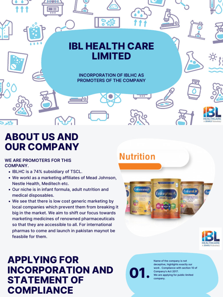 IBL Healthcare Limited Incorporation Details | PDF | Johnson & Johnson ...