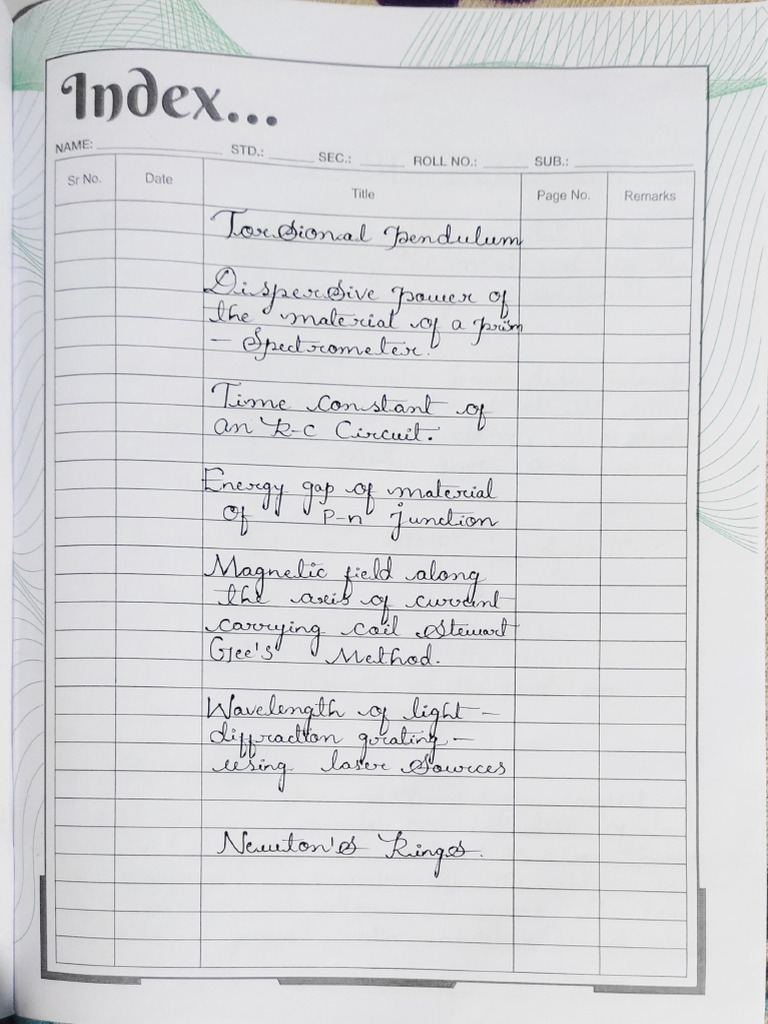 1-2 Engineering Physics Lab Record | PDF