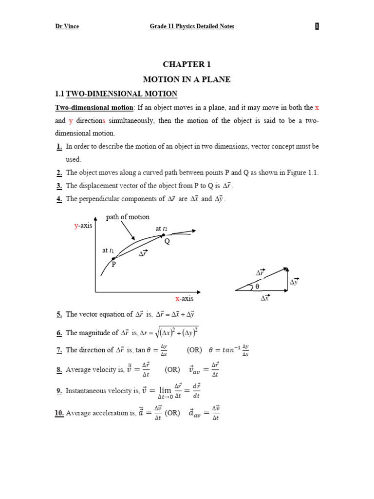 DrVince G11 Physics | PDF | Torque | Rotation Around A Fixed Axis