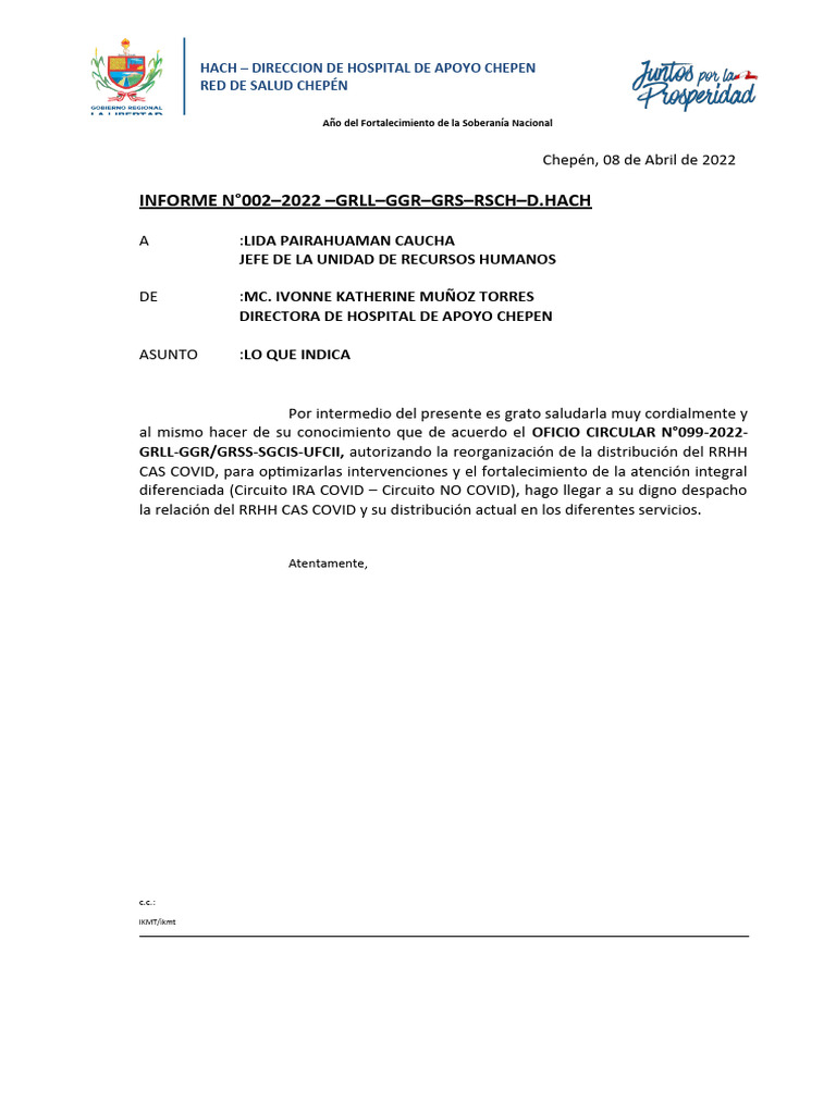 Oficio Simple 001 | PDF